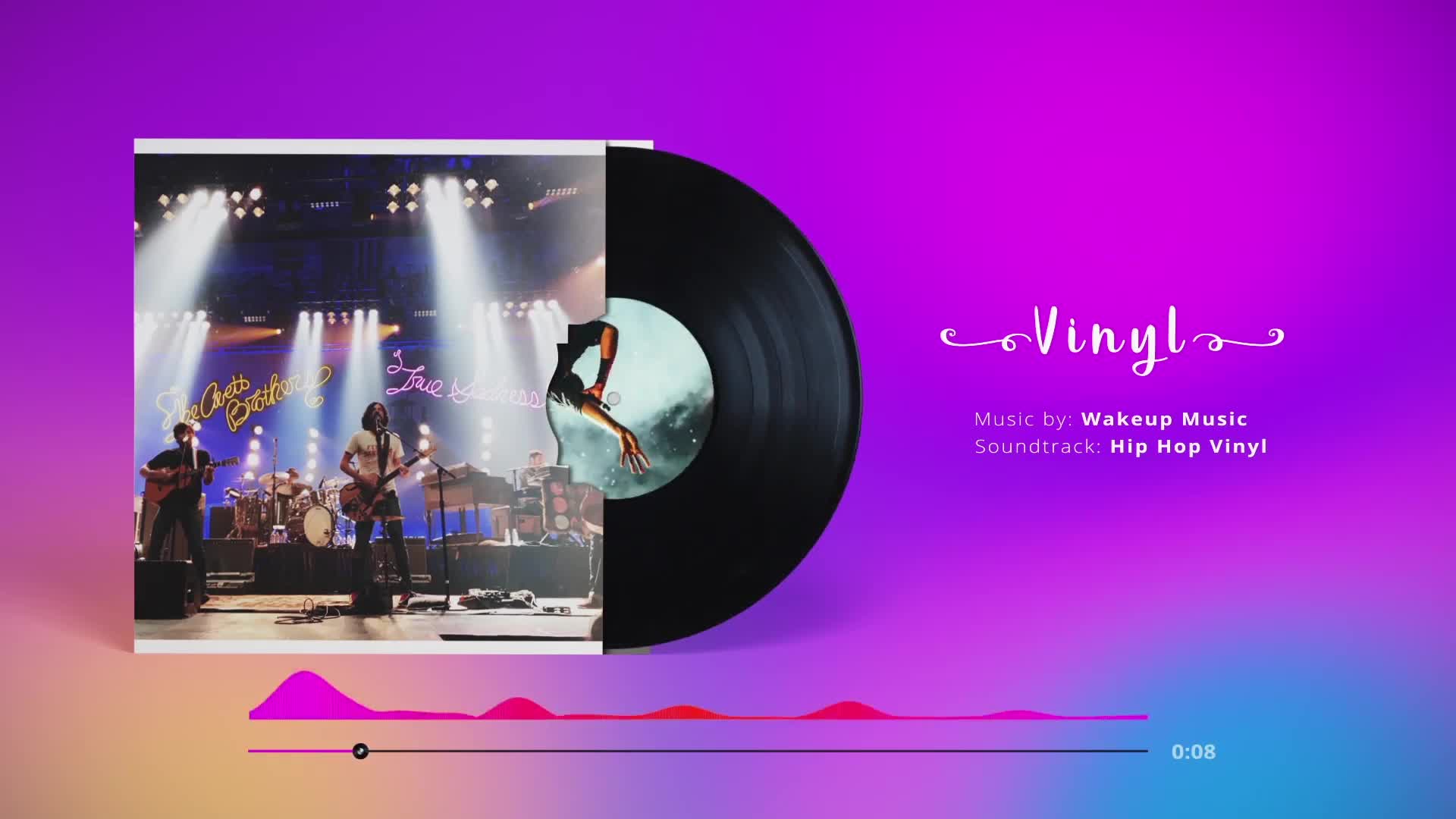 دانلود پروژه آماده افتر افکت : اکولایزر آلبوم موسیقی Vinyl Disc Music ...