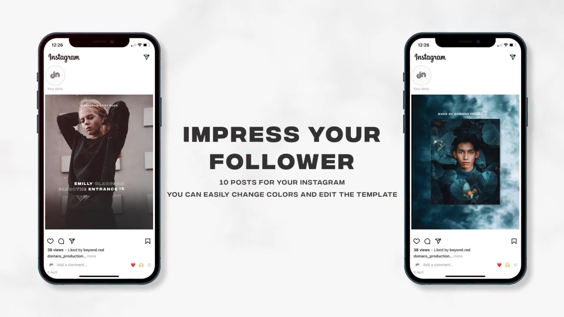 دانلود پروژه آماده افتر افکت : مجموعه پست اینستاگرام Pandora Instagram ...