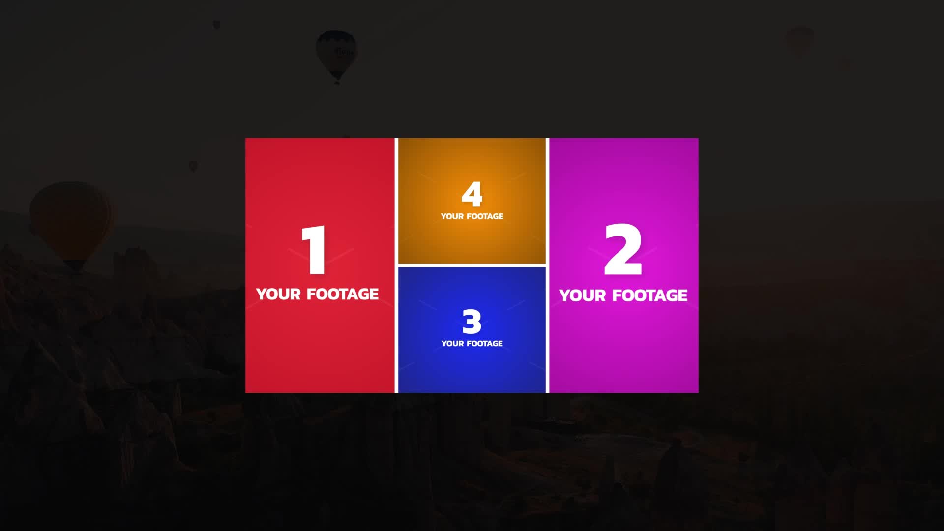 دانلود پروژه آماده افتر افکت : مولتی اسکرین Multi Screen Frames Library – تایم کد