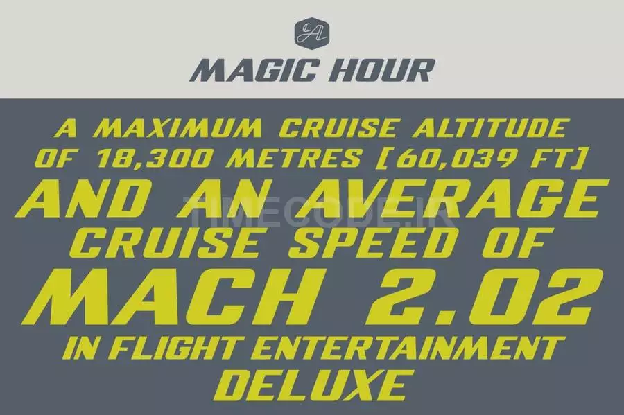 دانلود فونت انگلیسی گرافیکی تیتر CA Magic Hour – تایم کد