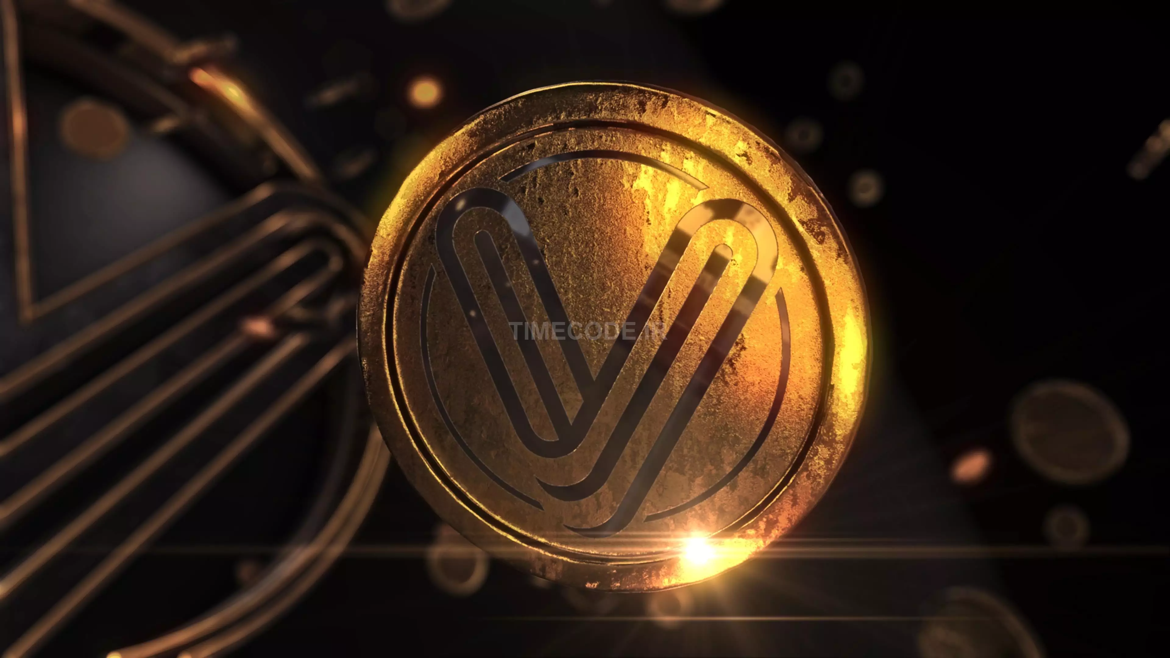 دانلود پروژه آماده افتر افکت : لوگو موشن سکه Gold & Silver Coin Logo ...