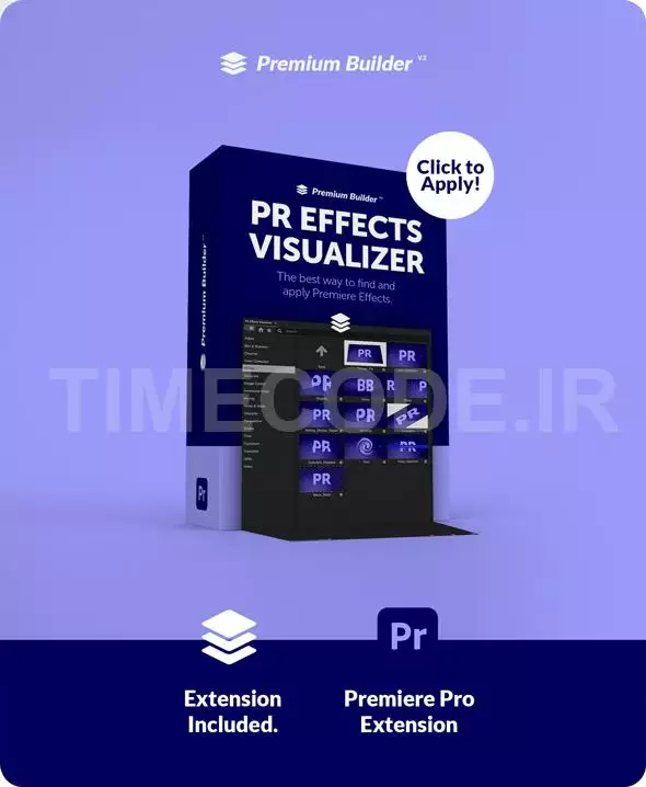 دانلود پکیج افکت پریمیر PR Effects Visualizer – تایم کد