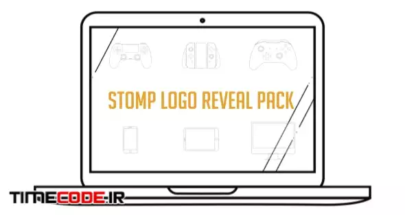 دانلود پروژه آماده افتر افکت : لوگو موشن Stomp Logo Reveal Pack – تایم کد