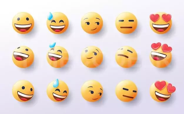 دانلود پکیج وکتور ایموجی سه بعدی Set Of d Emoji – تایم کد