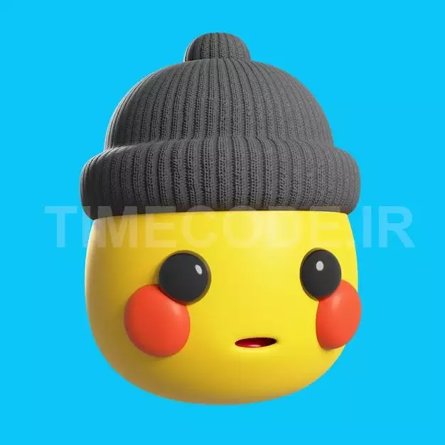 دانلود آیکون ایموجی سه بعدی D Rendering Of Emoji Icon تایم کد