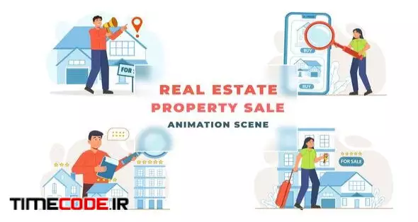 دانلود پروژه آماده پریمیر : موشن گرافیک مشاور املاک Real Estate ...