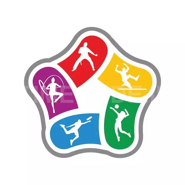 دانلود فایل لوگو آماده باشگاه ورزشی Vector Logo For Children Sports ...