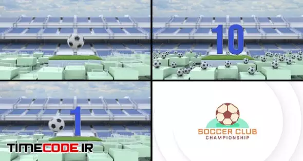 دانلود پروژه آماده افتر افکت : شمارش معکوس فوتبال Soccer Countdown ...