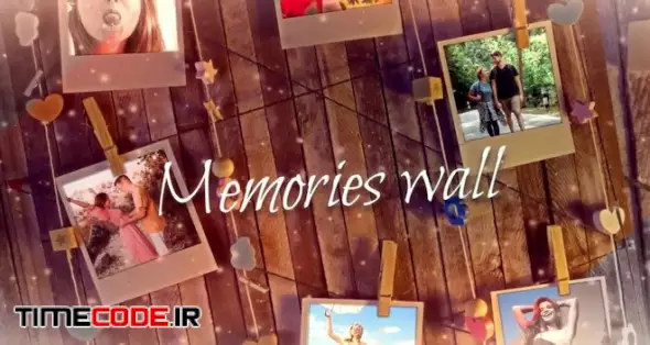 دانلود پروژه آماده داوینچی ریزالو : آلبوم عکس روی دیوار Memories Wall – تایم کد