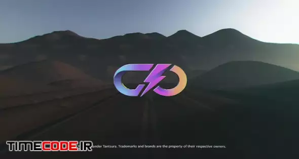 دانلود پروژه آماده افتر افکت : لوگو موشن جاده + موسیقی Road Logo – تایم کد