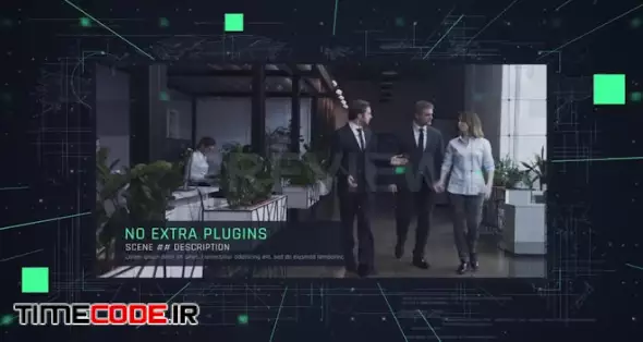 دانلود پروژه آماده افتر افکت : اسلایدشو دیجیتال + موسیقی Minimal Tech ...