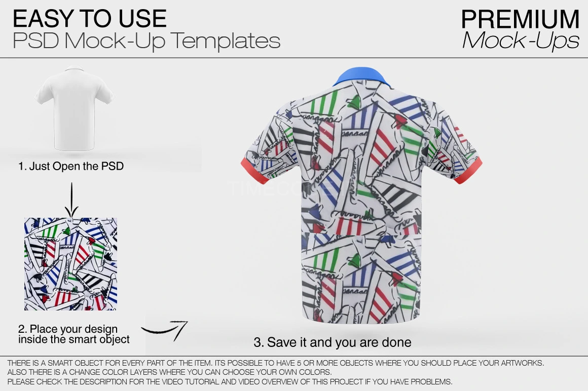 موکاپ تیشرت مردانه Shirt Mockup Pack | Creative Market – تایم کد