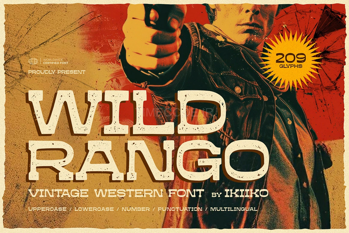 فونت انگلیسی وسترن Wild Rango - Vintage Western Font | Creative Market ...