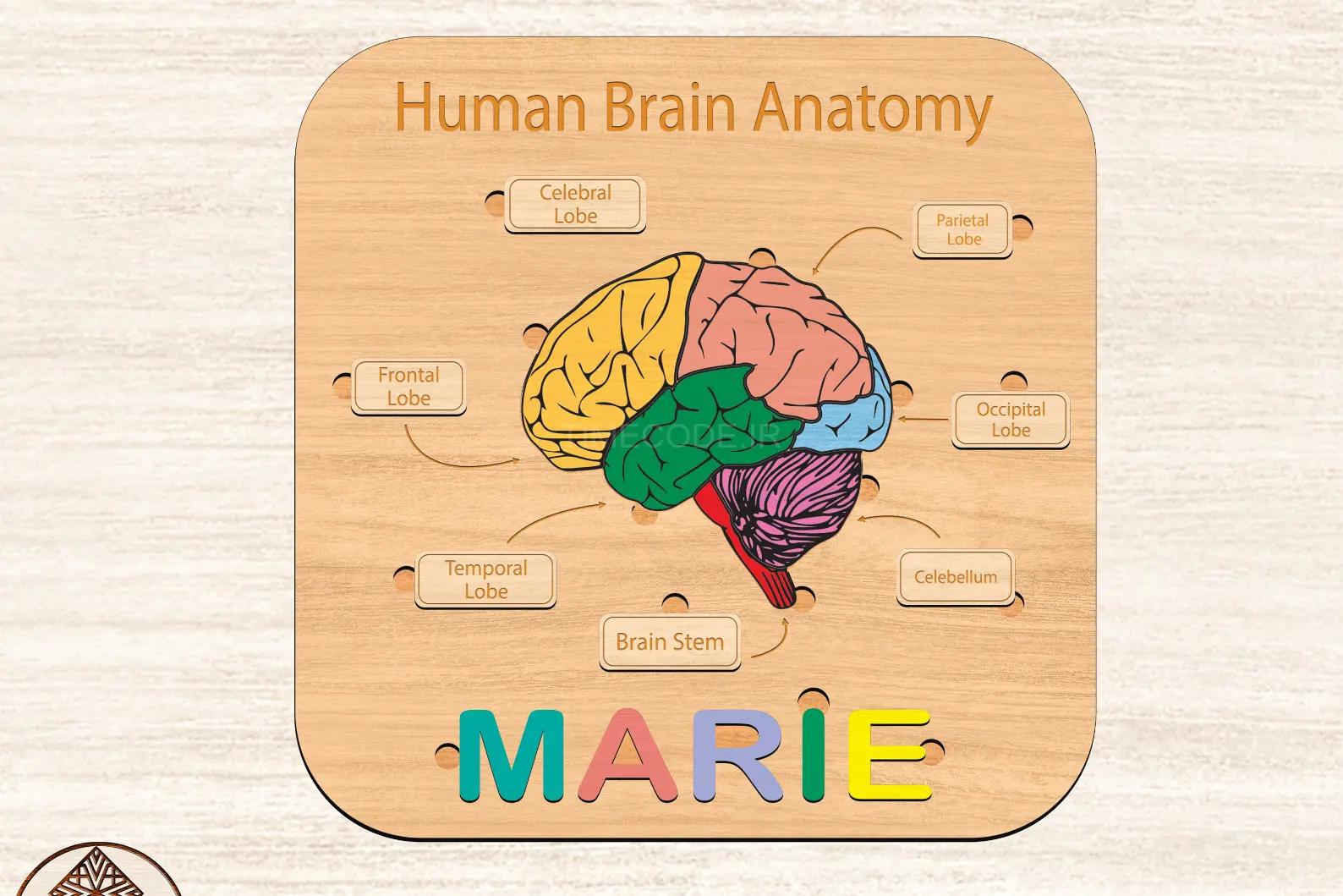 ۲۳ فایل برش لیزر پازل چوبی Bundle Puzzle Laser Cut File – تایم کد