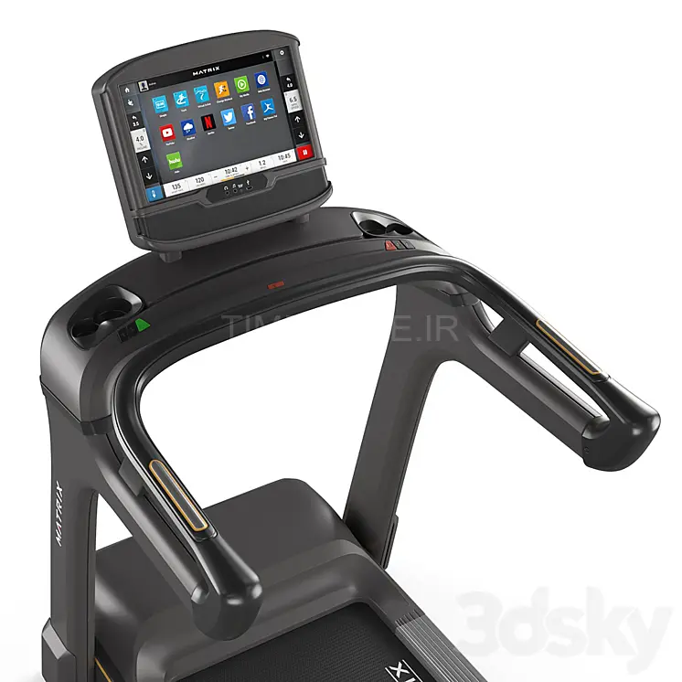 مدل سه بعدی : تردمیل ماتریکس Treadmill Matrix T75 XIR – تایم کد