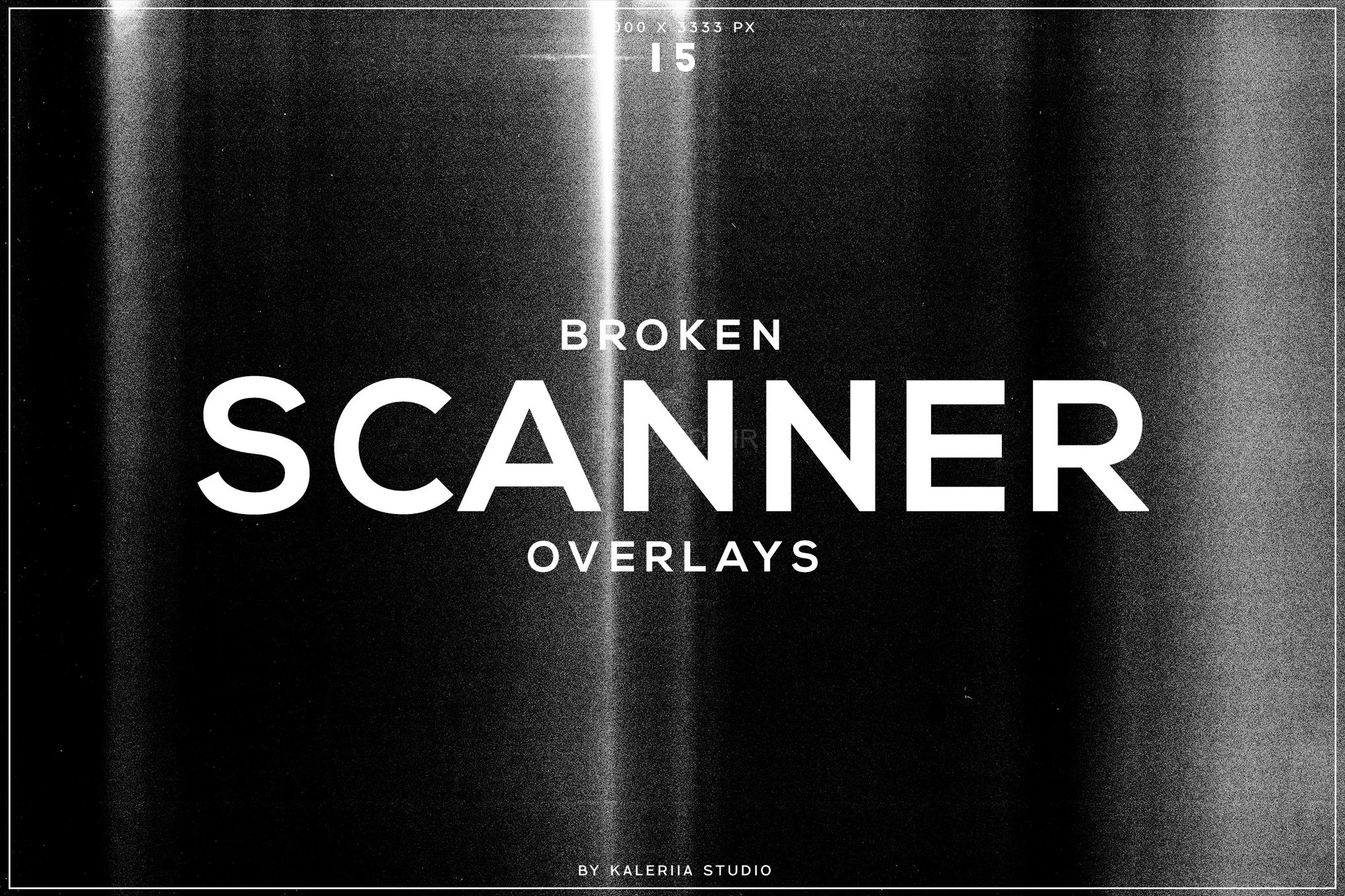 ۱۵ تکسچر اسکنر شکسته Broken Scanner Overlays – تایم کد