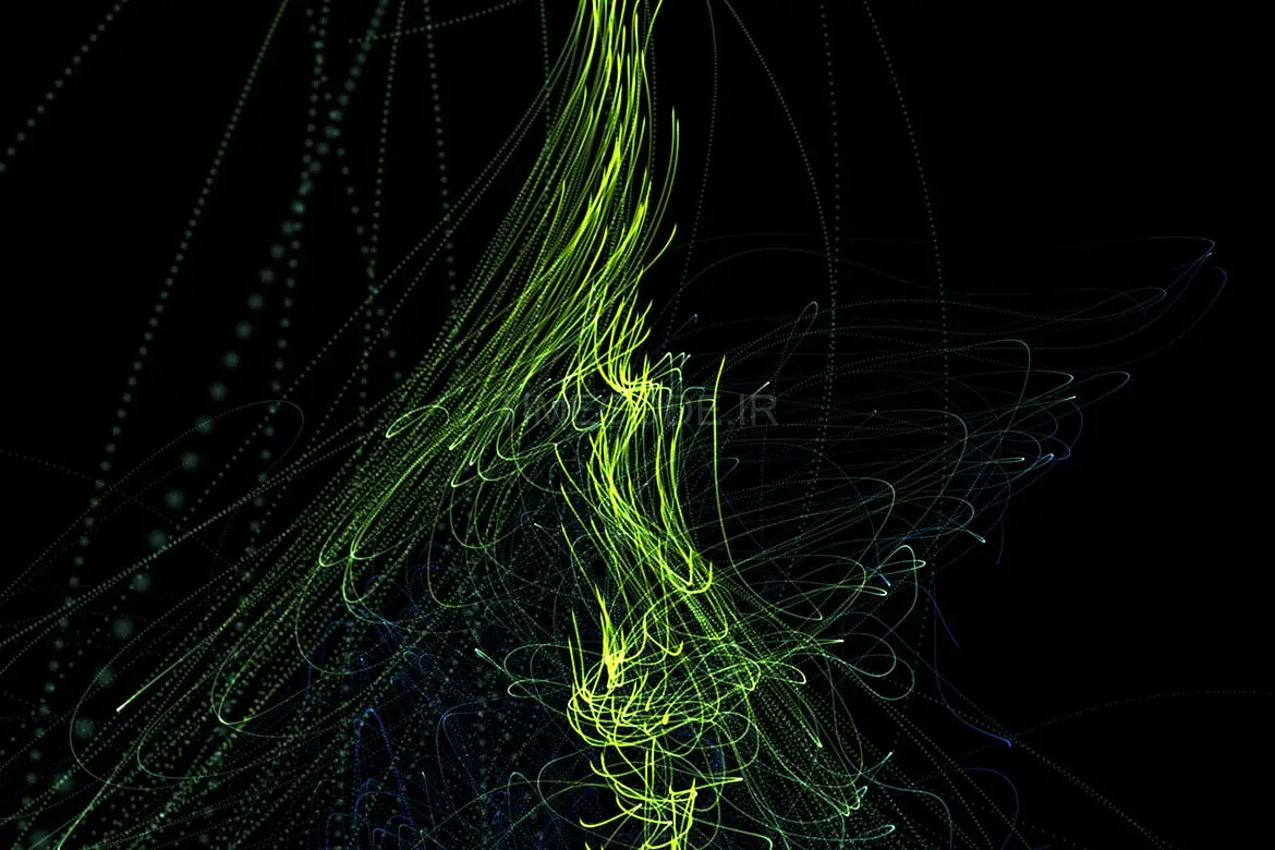 بک گراند انتزاعی رشته های پارتیکل Abstract Particles Heaven Backgrounds ...