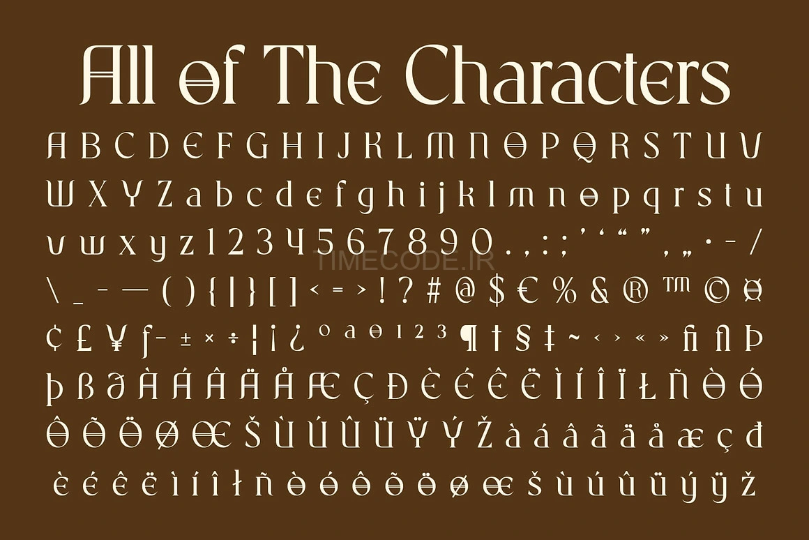 فونت انگلیسی طرح یونانی CS Montera – Greek Font, A Serif Font By Craft ...