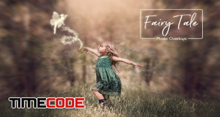 دانلود تصویر پری پروانه ای Fairy tale overlays – تایم کد