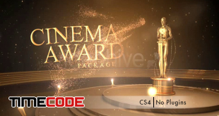 دانلود پروژه آماده افترافکت : معرفی نامزدها و جوایز Cinema Awards Package 4321182 – تایم کد