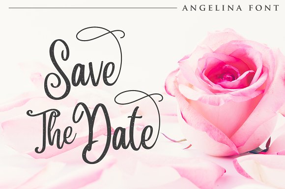 دانلود فونت انگلیسی دست نویس Angelina Script- Beautiful Handwritt – تایم کد