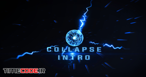 دانلود پروژه آماده افترافکت : لوگو Logo Collapse 114256 – تایم کد