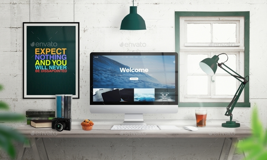 دانلود جعبه ابزار ساخت موکاپ RS Desk Mockup Scene Creator – تایم کد