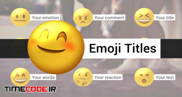دانلود پروژه آماده افترافکت : تایتل ایموجی Emoji Titles V.1 186843 ...