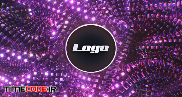 دانلود پروژه آماده پریمیر : لوگو Iridescent Logo 242289 – تایم کد