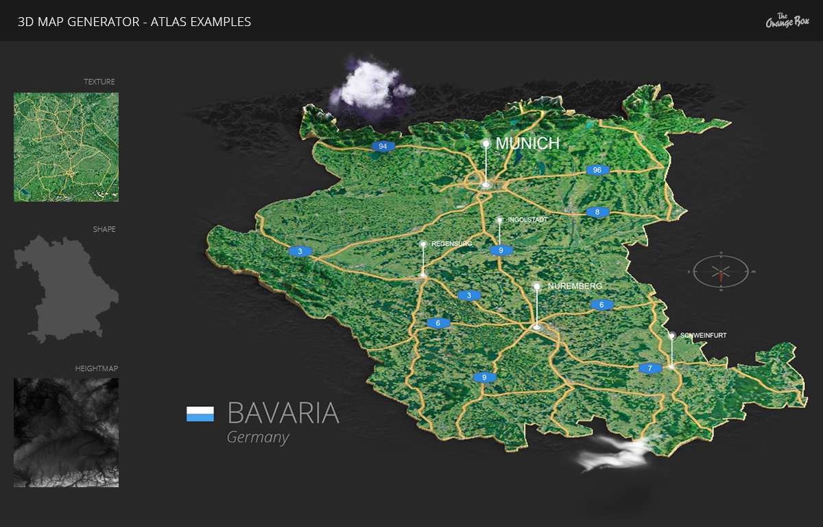 دانلود ابزار ساخت نقشه در فوتوشاپ D Map Generator Atlas From Heightmap ...