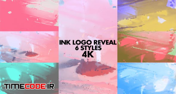 دانلود پروژه آماده افترافکت : اسلایدشو جوهری Ink Logo Reveal – تایم کد