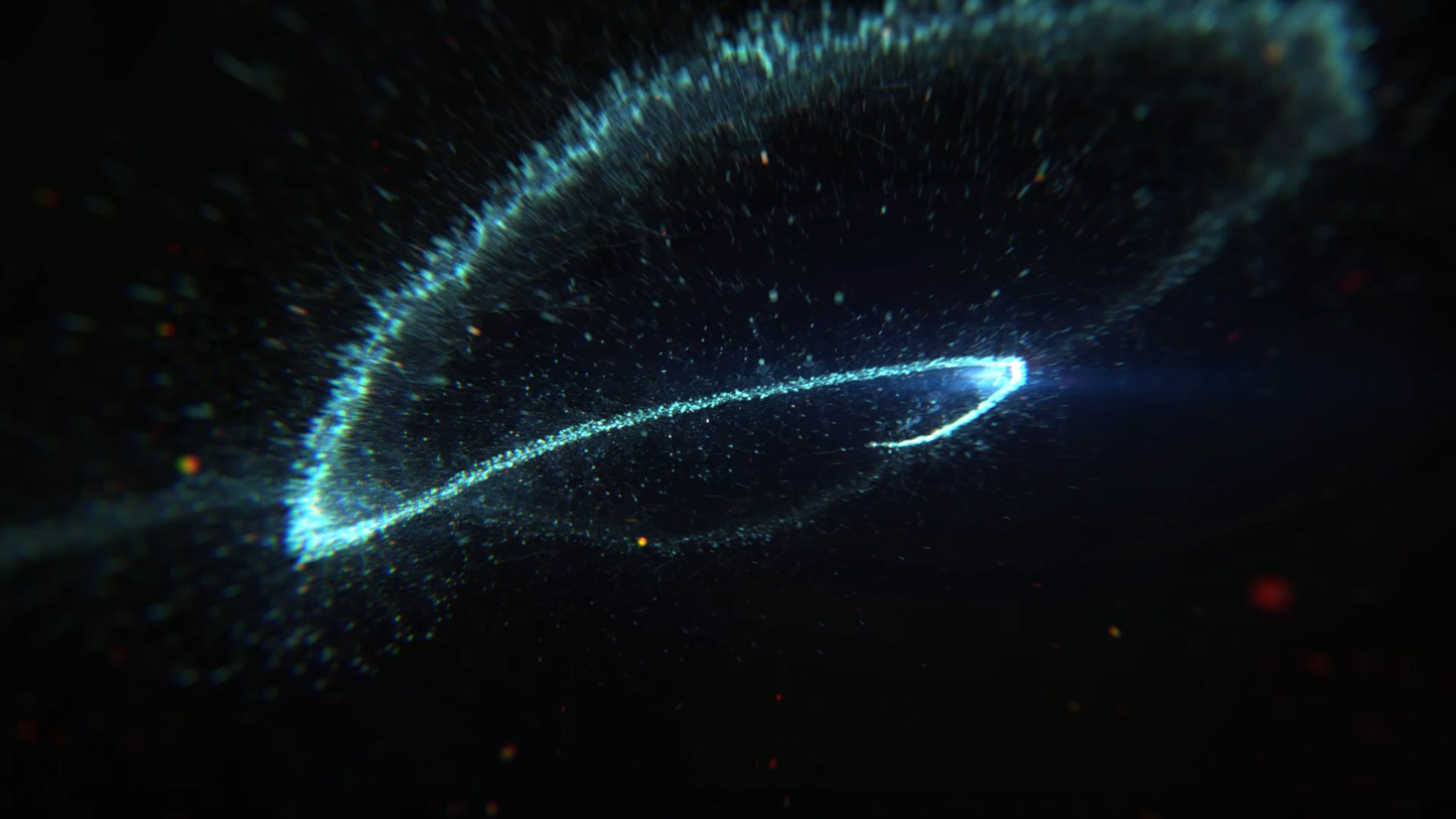 دانلود پروژه آماده افترافکت : لوگو پارتیکل Particles Trail Intro 11061045 – تایم کد