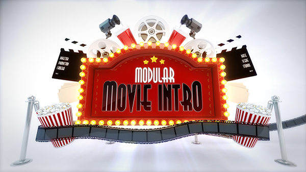 دانلود پروژه آماده افترافکت : لوگو سینمایی Modular Cinema Intro Logo ...