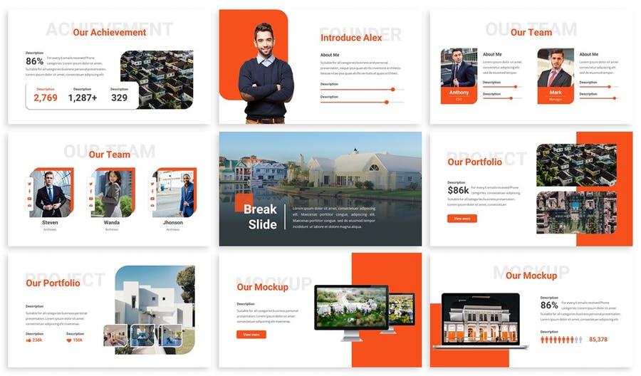 دانلود قالب پاورپوینت مسکن و املاک La Casa Real Estate Powerpoint ...