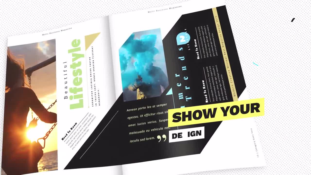 دانلود پروژه آماده افترافکت : تیزر تبلیغاتی مجله Magazine Promo 264938 ...