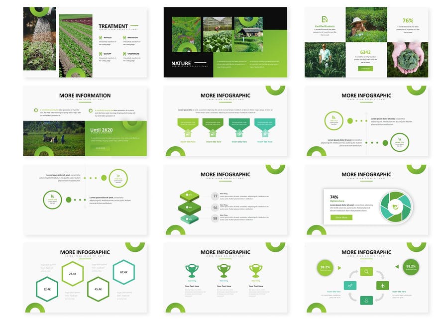 دانلود قالب پاورپوینت کشاورزی Agriculture Powerpoint Template تایم کد